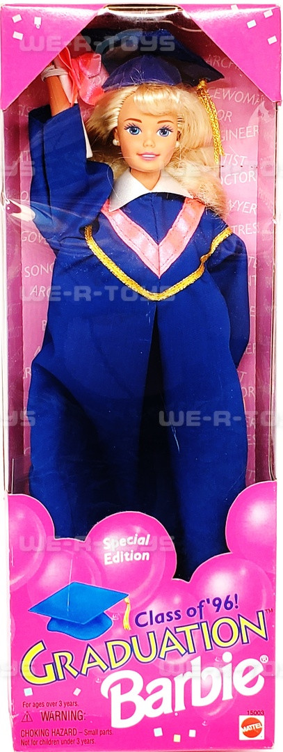 Vintage Graduation Barbie Class Of '96 Graduation Doll Mattel 1995 No ...