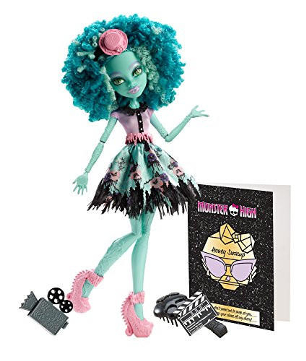 Monster High Frights Camera Action Honey Swamp Doll 2013 Mattel