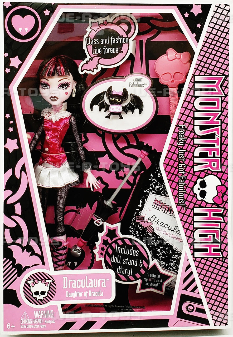 Monster High Wave 1 First Generation Draculaura Doll With Count ...