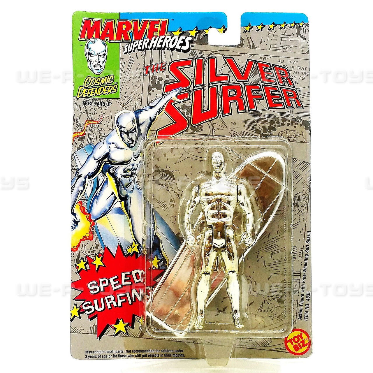 Marvel Super Heroes Silver Surfer Cosmic Defender ToyBiz 1992 NEW - We ...