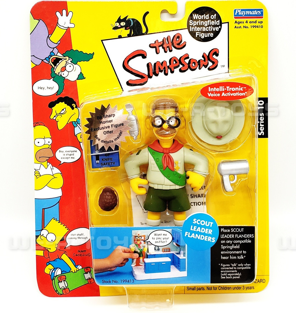 The Simpsons World of Springfield Interactive Figure Scout Leader ...