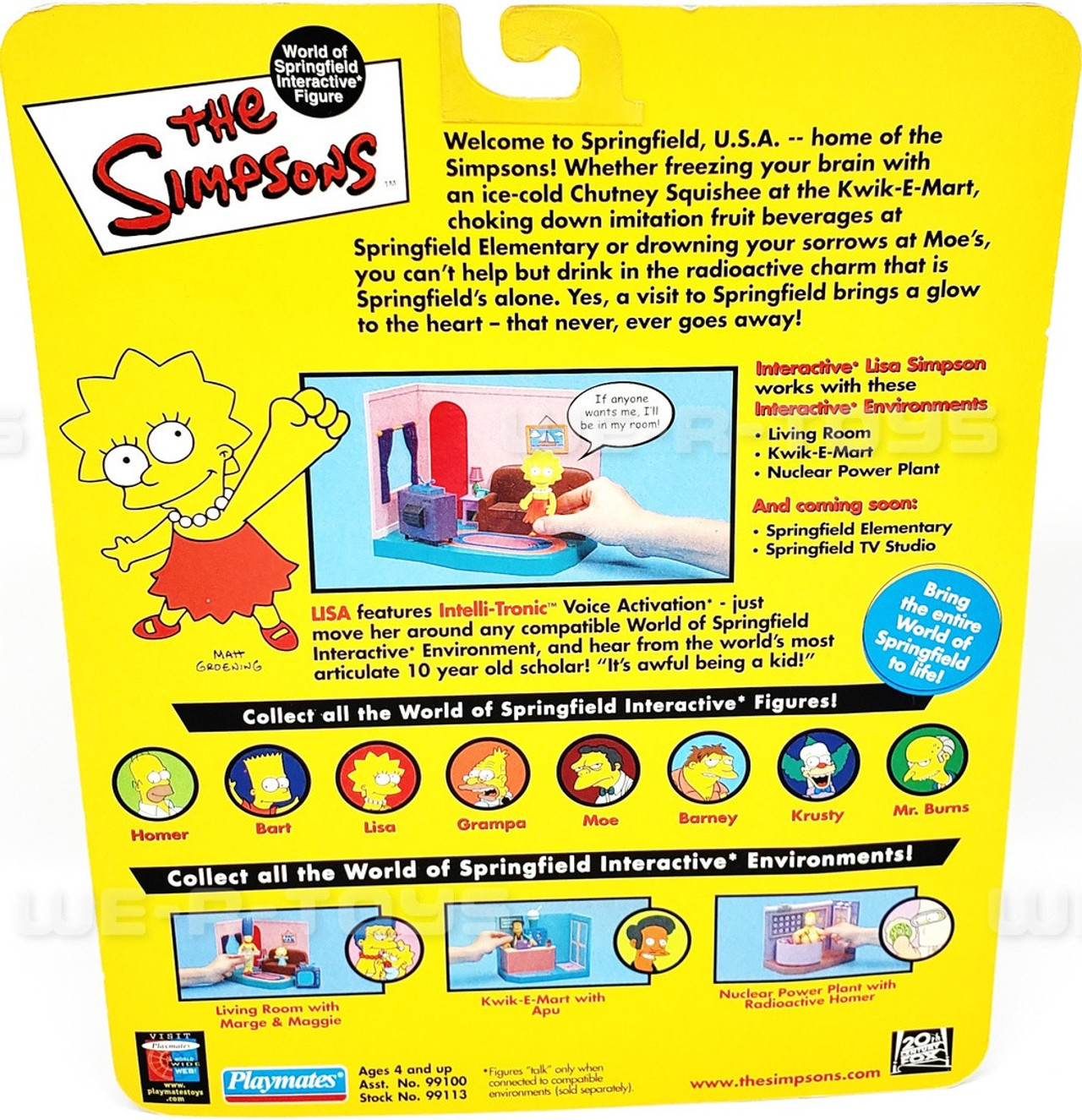 The Simpsons World Of Springfield Interactive Figure Lisa Simpson