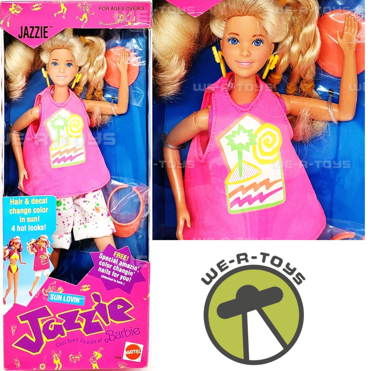 Barbie Sun Lovin' Jazzie Doll 1990 Mattel #4088 NEW - We-R-Toys