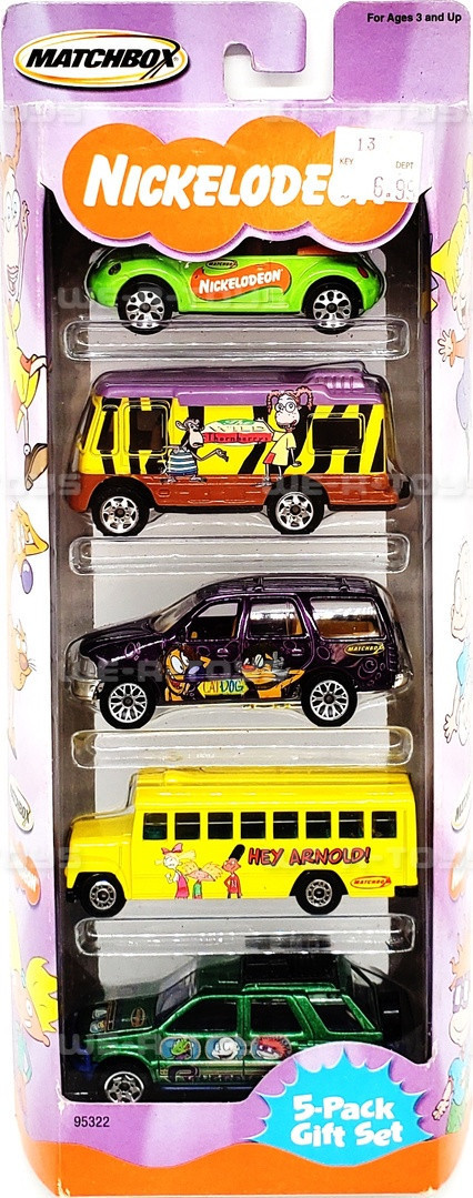 Matchbox Nickelodeon 5-Pack Gift Set 2000 Mattel #95322 NEW - We-R-Toys
