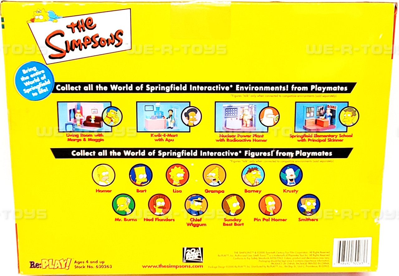 The Simpsons 10 Piece Gift Collection + 1 Bonus Bart Figure 2000 RePlay ...