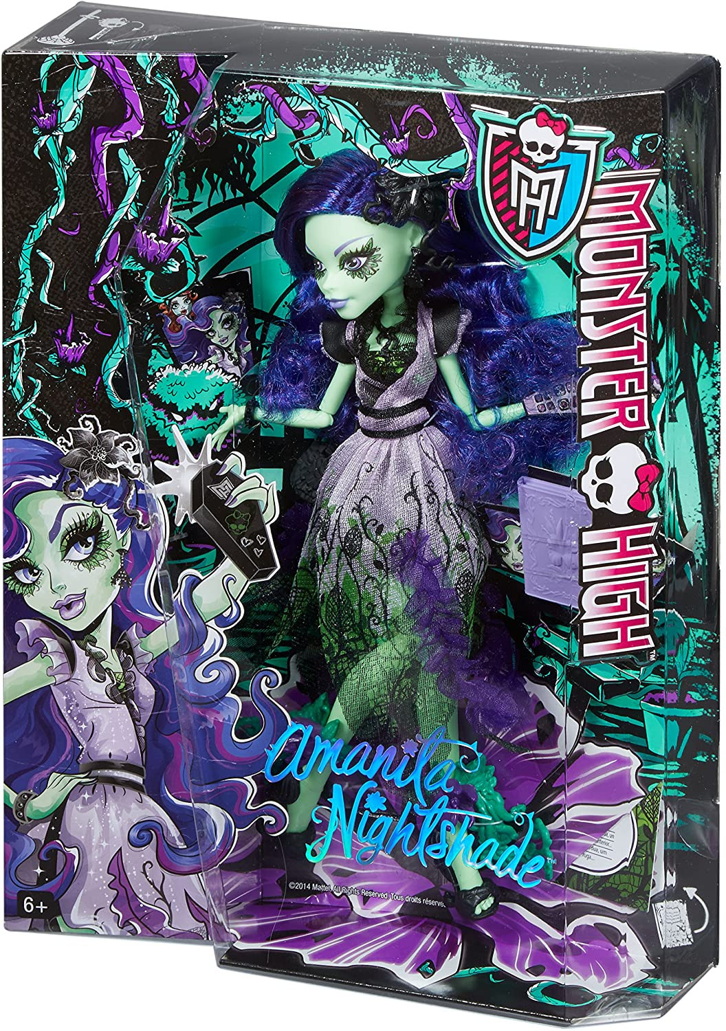 Monster High Amanita Nightshade Doll Bad Seed of the Corpse Flower ...