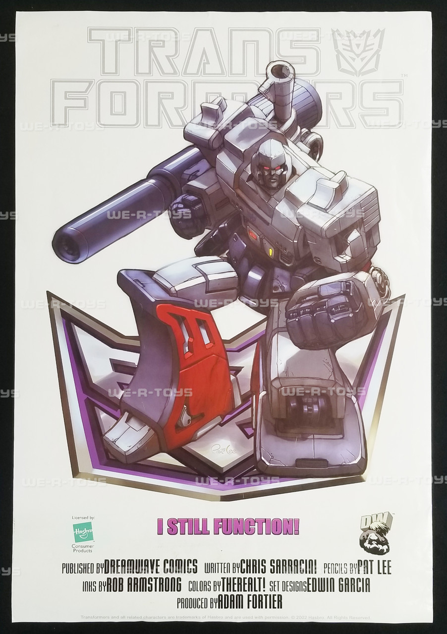 Transformers I Still Function Poster Hasbro Dreamwave Comics 2002 Art ...