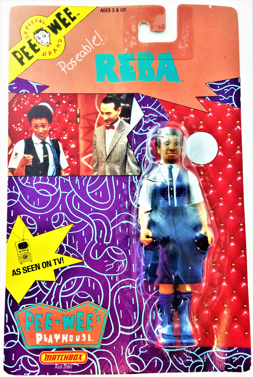 Pee Wee's Playhouse Reba Poseable Action Figure Matchbox 1988 - We-R-Toys