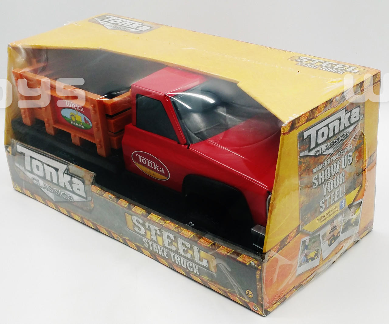 Tonka Classics Red Steel Stake Truck Hasbro 2014 No 90601 NRFB - We-R-Toys