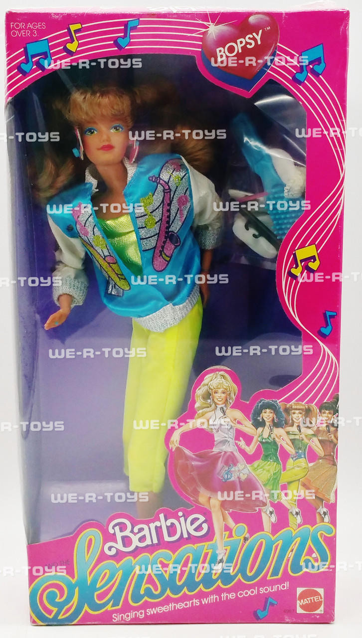 Barbie and The Sensations BOPSY Doll Mattel 1987 No 4967 NRFB - We-R-Toys