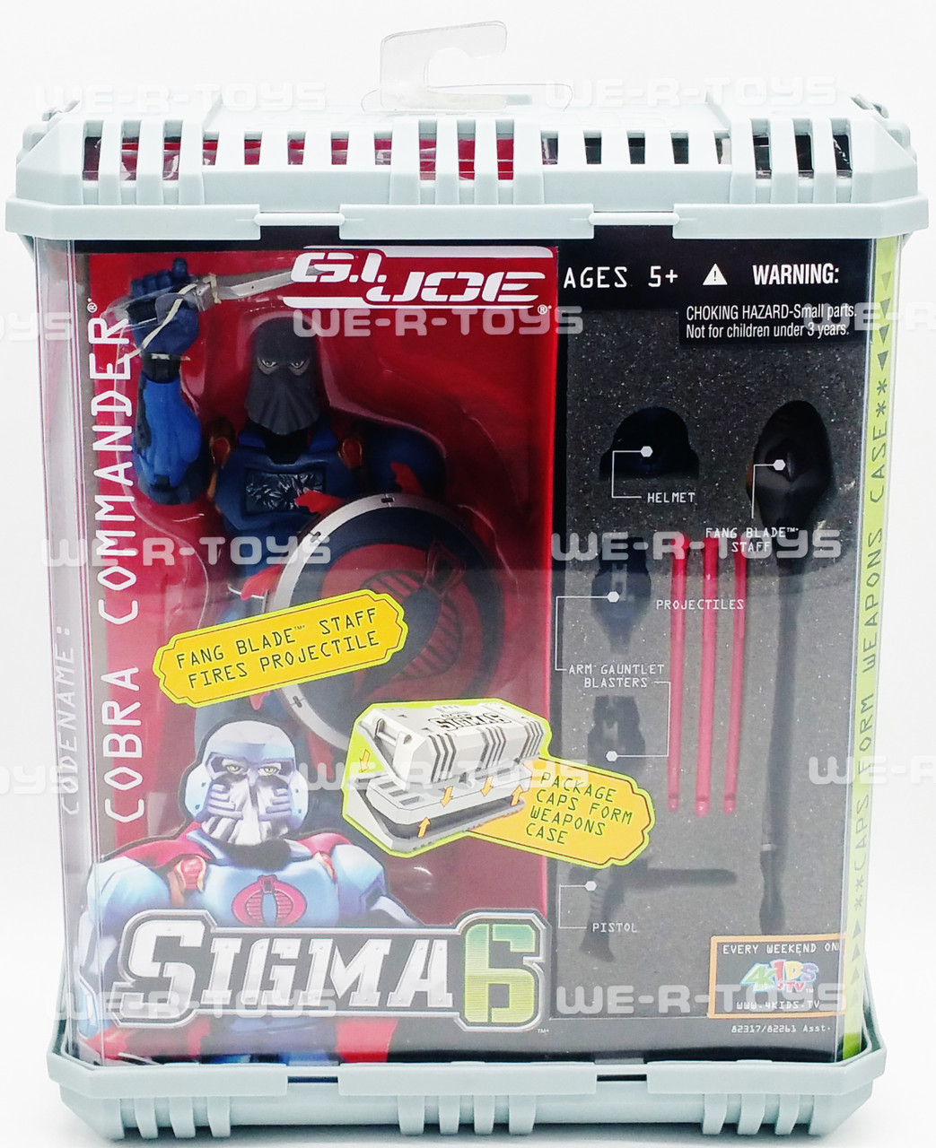 GI Joe Sigma 6 Cobra Commander Action Figure Hasbro 2005 No 82317 NRFB ...