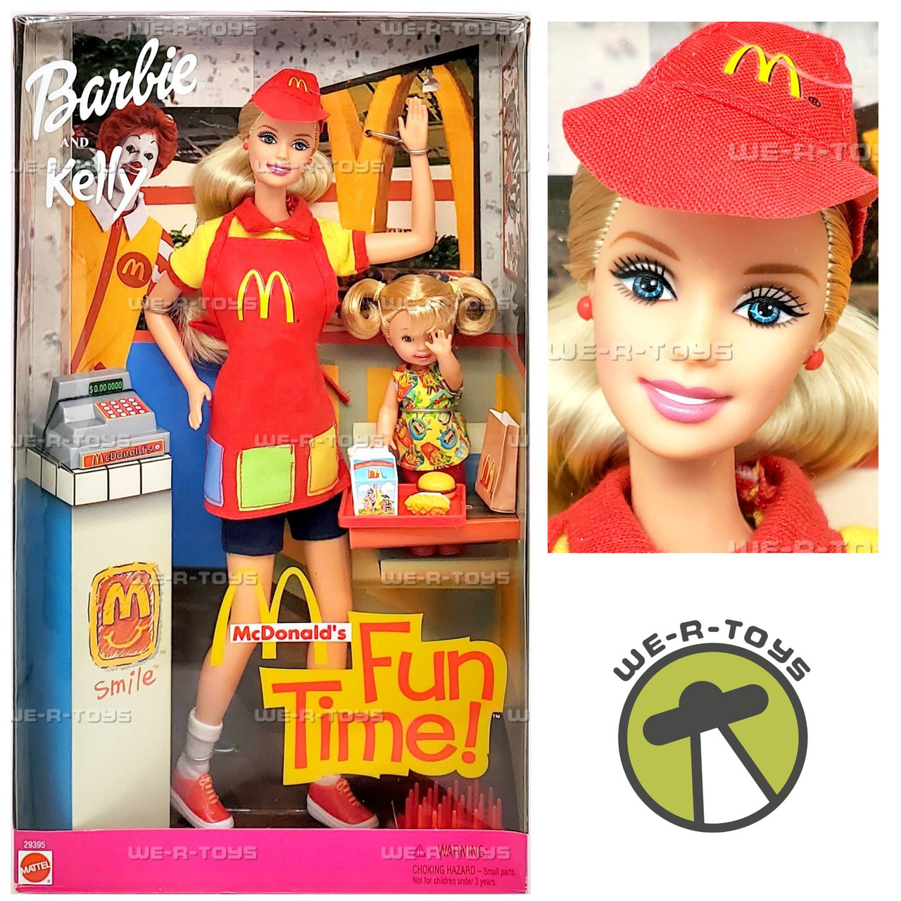 Barbie and Kelly McDonald's Fun Time! Doll Set 2001 Mattel 29395 - We-R ...