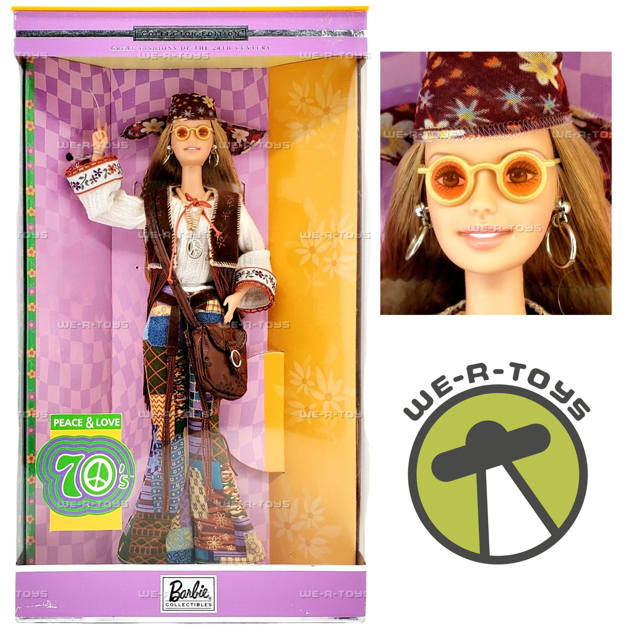 Great Fashions of the 20th Century Peace & Love 70's Barbie Doll Mattel ...