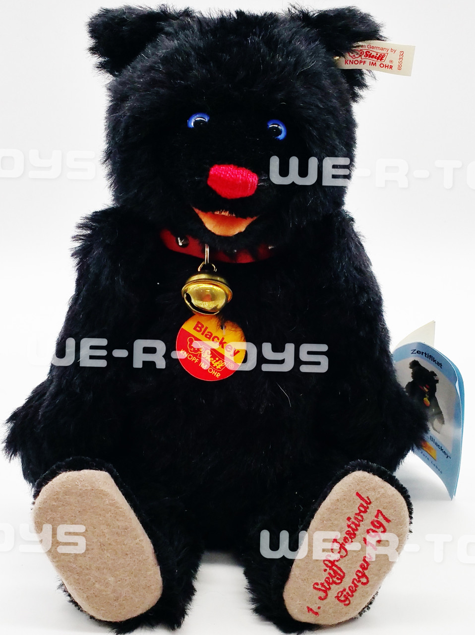 Steiff Club 1st Festival Teddy Baby Blackey Bear Giengen 1997 Limited ...