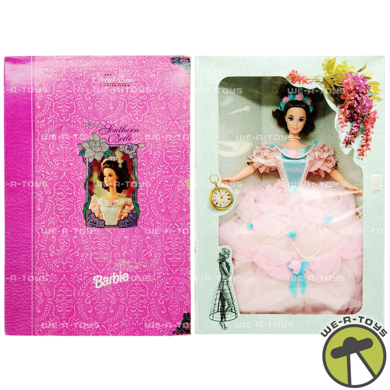 1850's Southern Belle Barbie Doll The Great Eras Collection 1993 Mattel ...