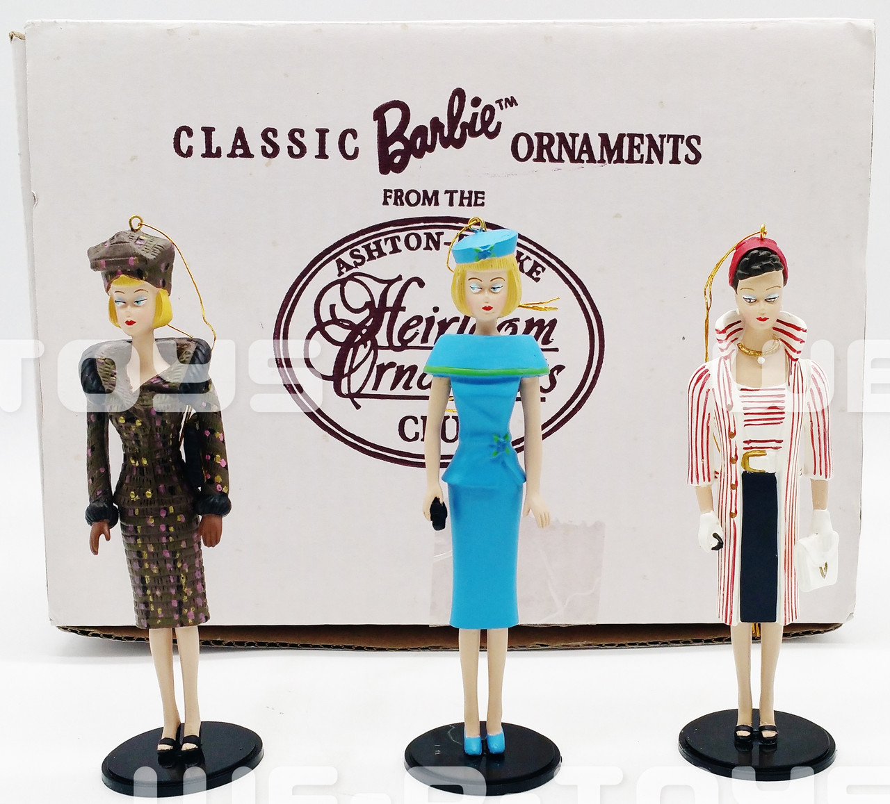 Barbie Classic Ornaments 1995 Ashton-Drake Heirloom Ornaments 93622 NEW ...