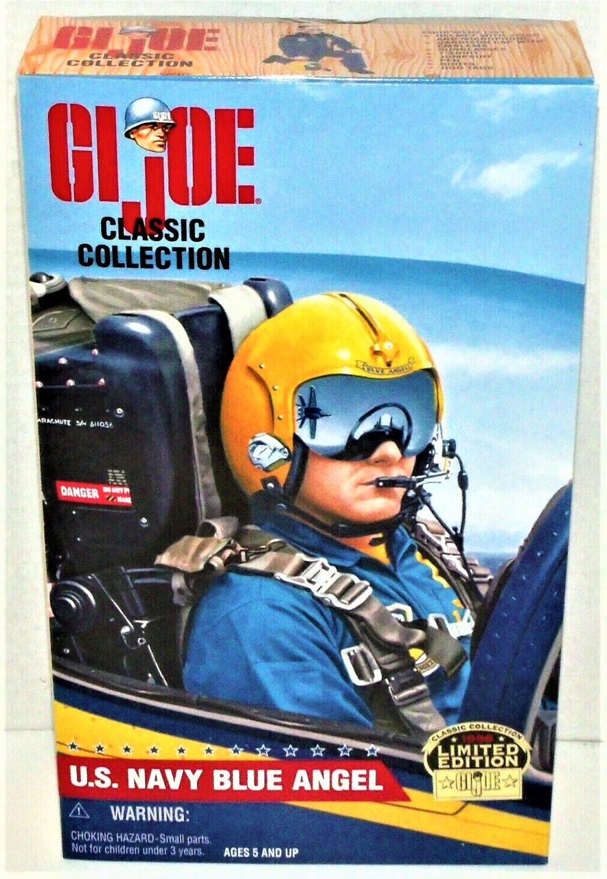 GI Joe Classic Collection U.S. Navy Blue Angel Pilot 12" Action Figure ...