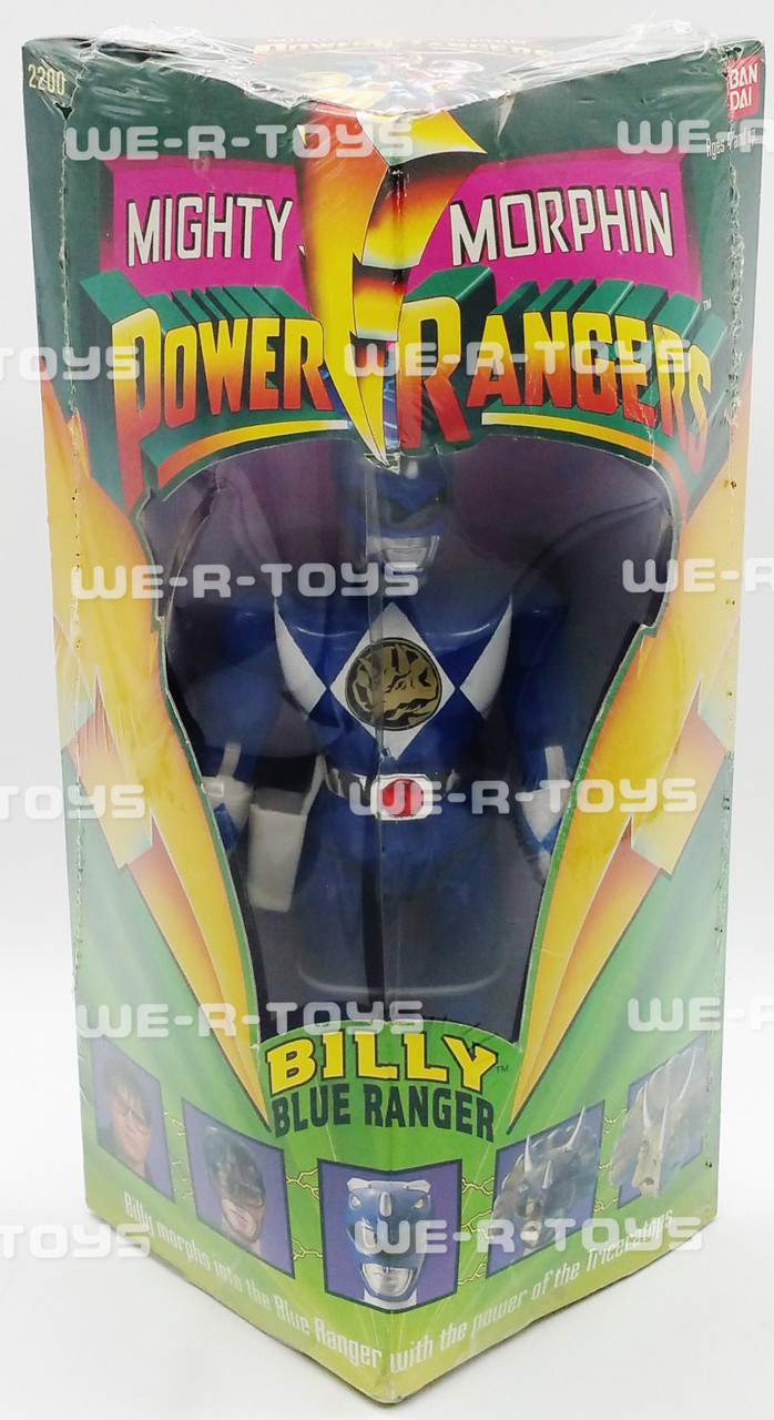 Power Rangers Billy Blue Ranger 8.5" Action Figure Bandai 1993 No. 2200 ...