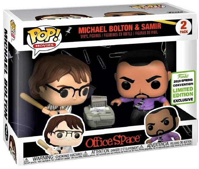 Funko Pop! Movies Office Space Michael Bolton & Samir Limited Exclusive ...