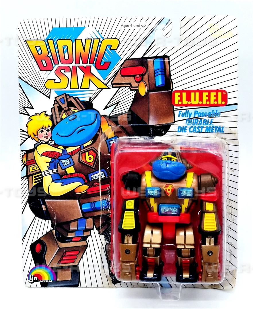 Bionic Six Bennett's F.L.U.F.F.I. Fully Poseable Action Figure 1986 LJN ...