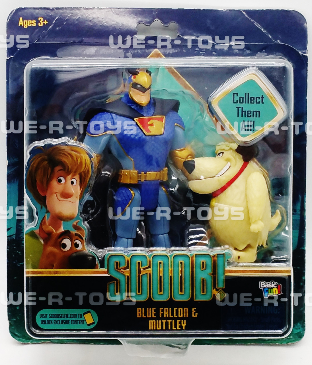 Scoob! The Movie Blue Falcon & Muttley Action Figures Basic Fun 2019 ...
