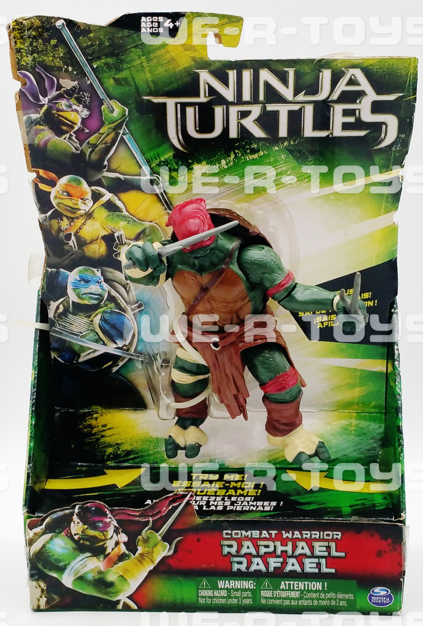 Teenage Mutant Ninja Turtles Combat Warrior Raphael Action Figure 2014 ...