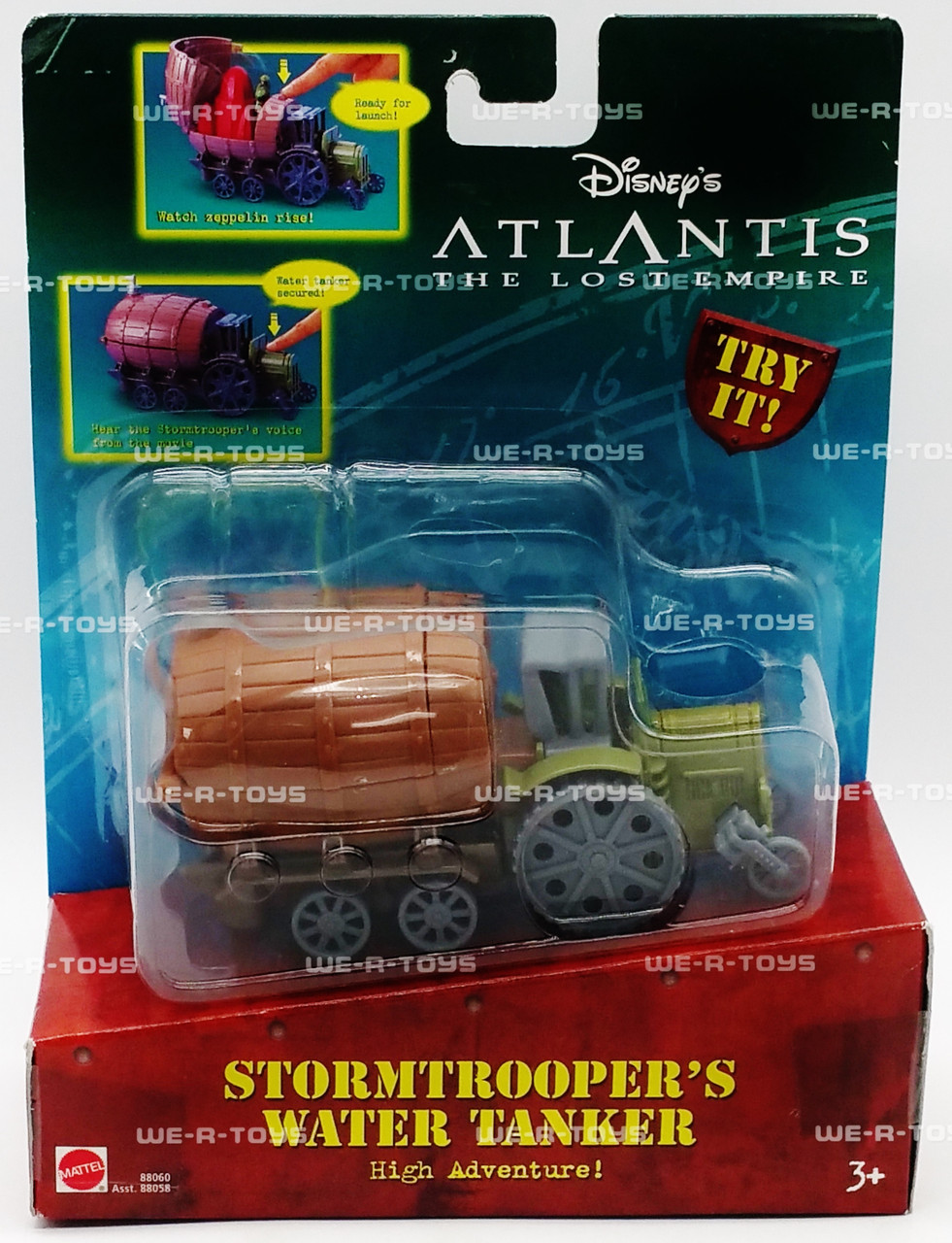 Disney's Atlantis the Lost Empire Stormtrooper's Water Tanker Vehicle ...