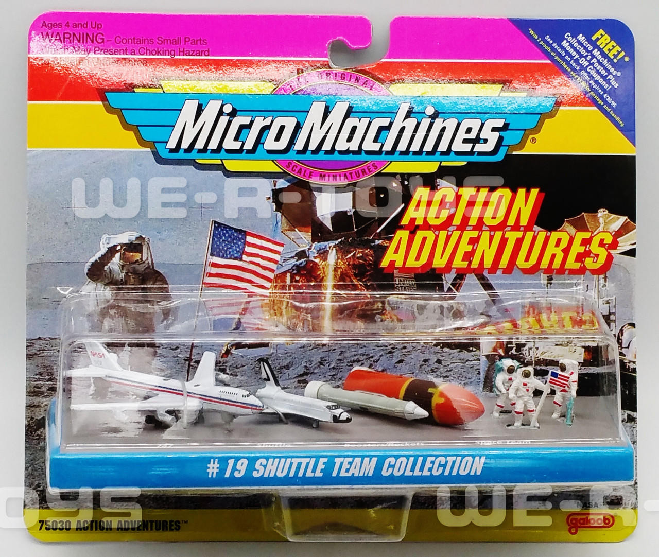 Micro Machines Action Adventures #19 Shuttle Team Collection Galoob ...
