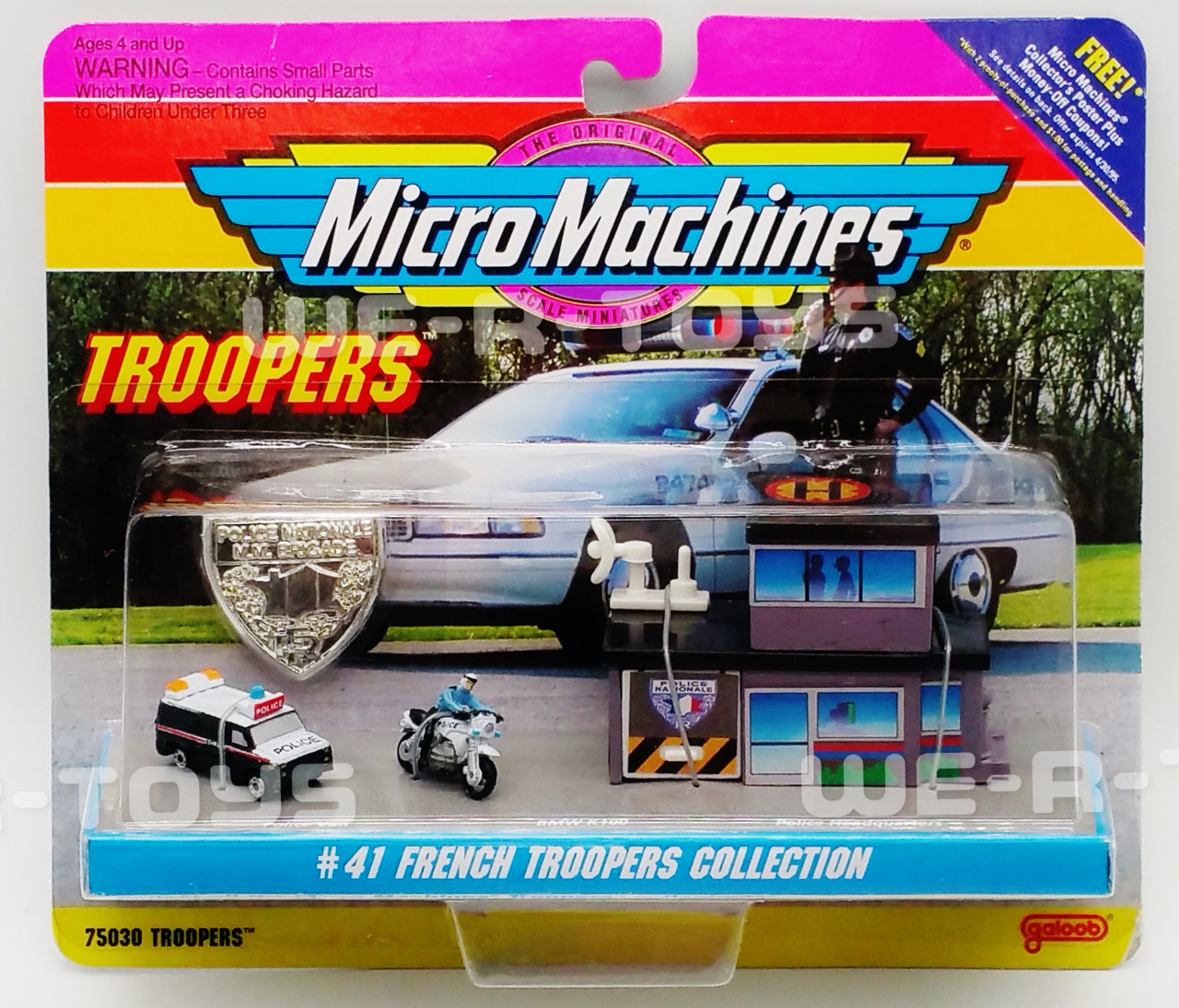 Micro Machines Troopers #41 French Troopers Vehicle Collection Galoob ...