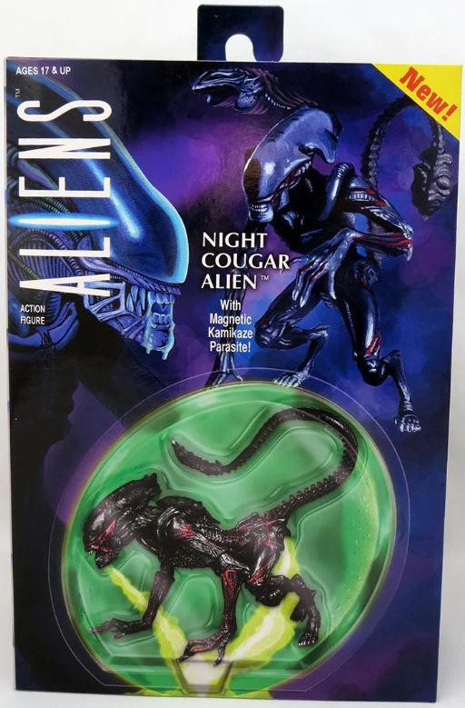 Neca Reel Toys Aliens Kenner Tribute Ultimate Night Cougar Alien Action ...