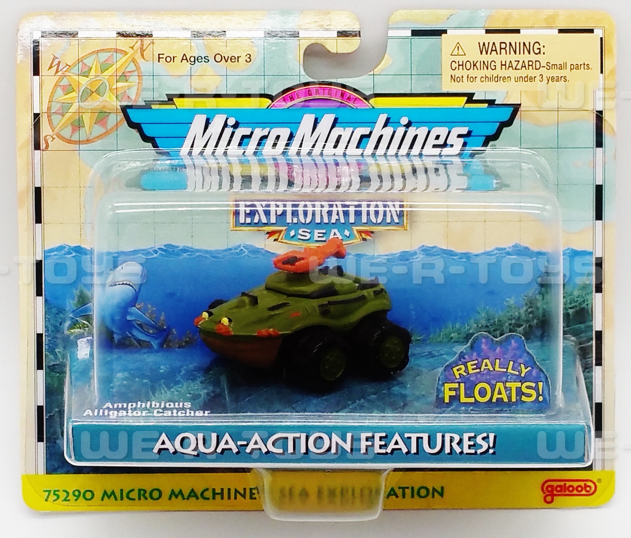 Micro Machines Sea Exploration Amphibious Alligator Catcher Galoob 1997 ...