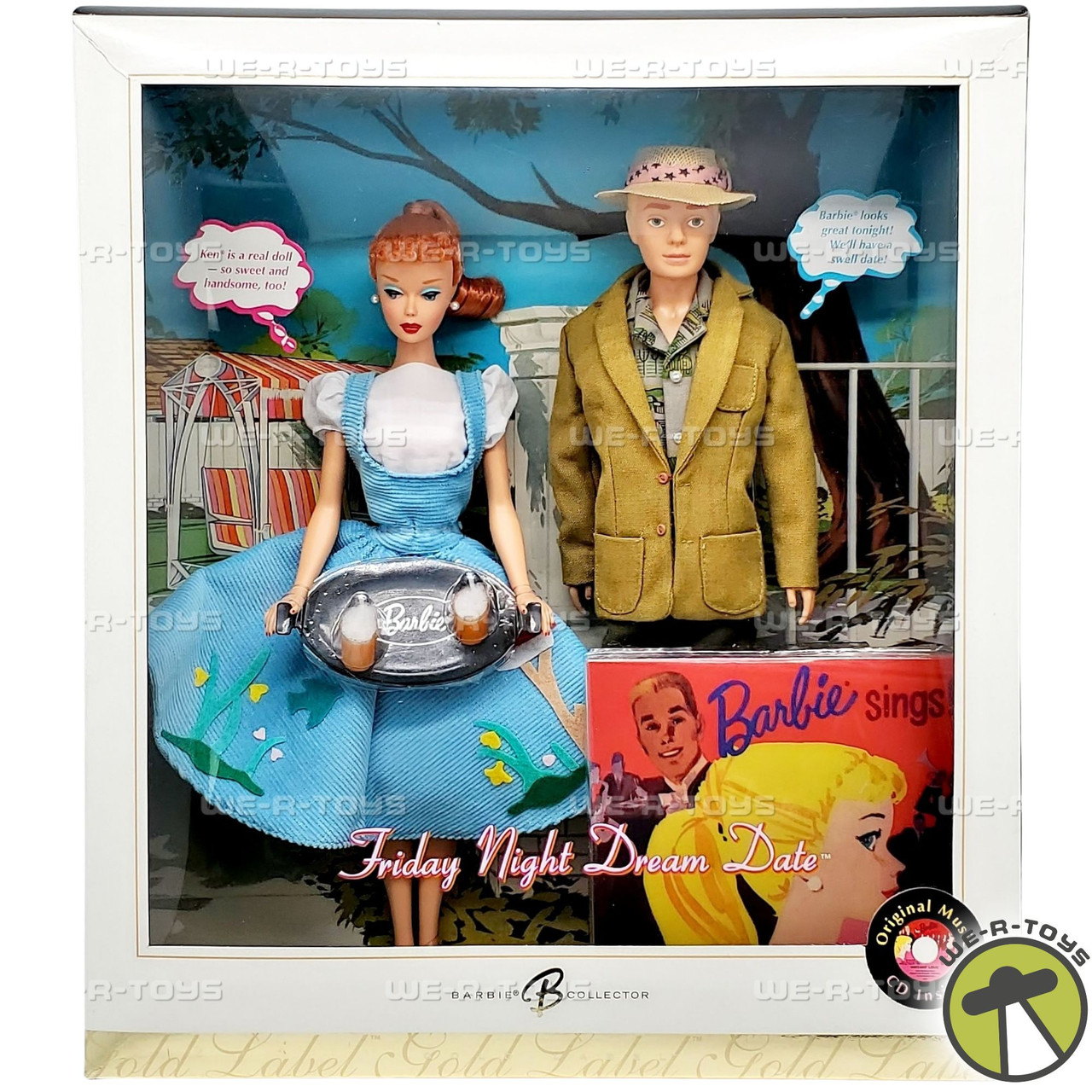 Friday Night Dream Date Barbie & Ken Doll Giftset Gold Label 2006 ...