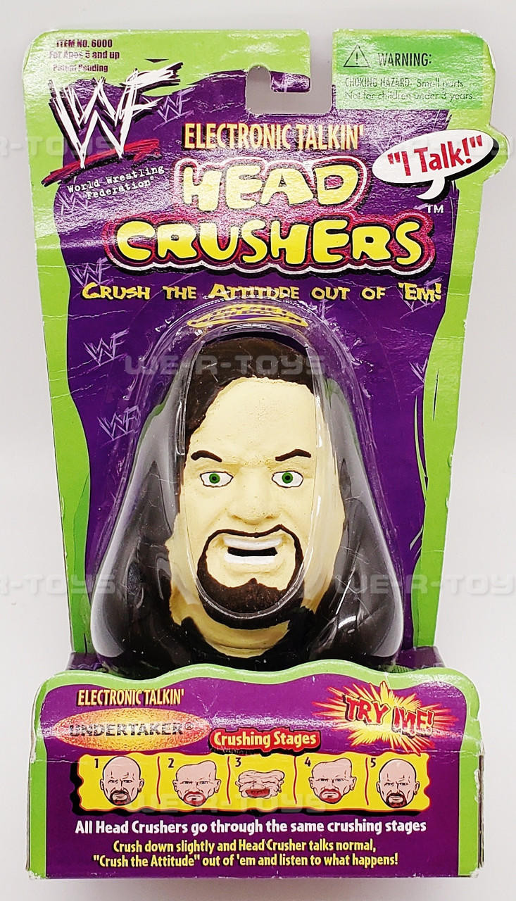 WWF Head Crushers Undertaker Toy Planet Toys 1999 NEW - We-R-Toys