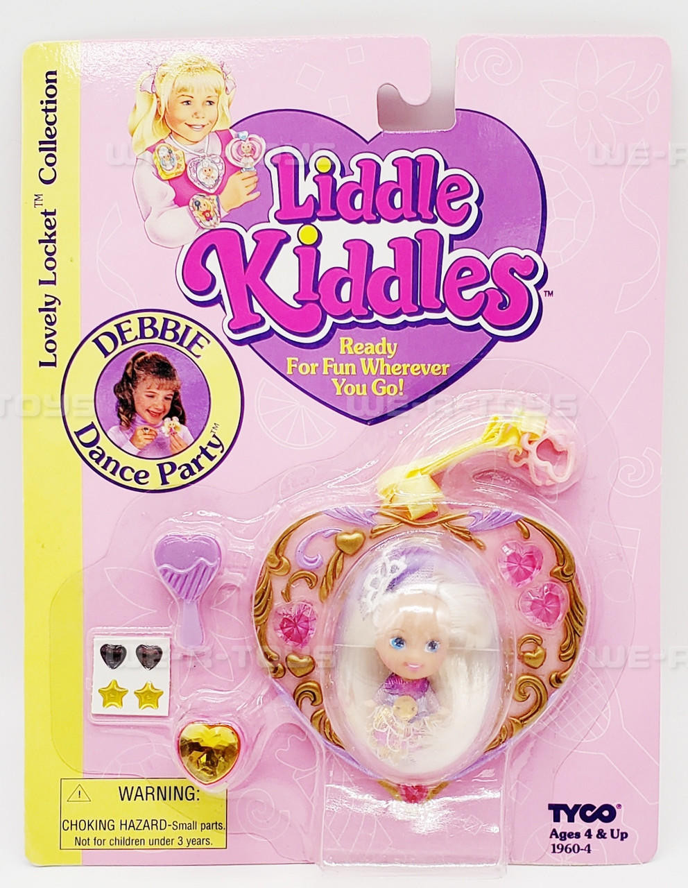Liddle Kiddles Lovely Locket Collection Debbie Dance Party Doll Tyco ...