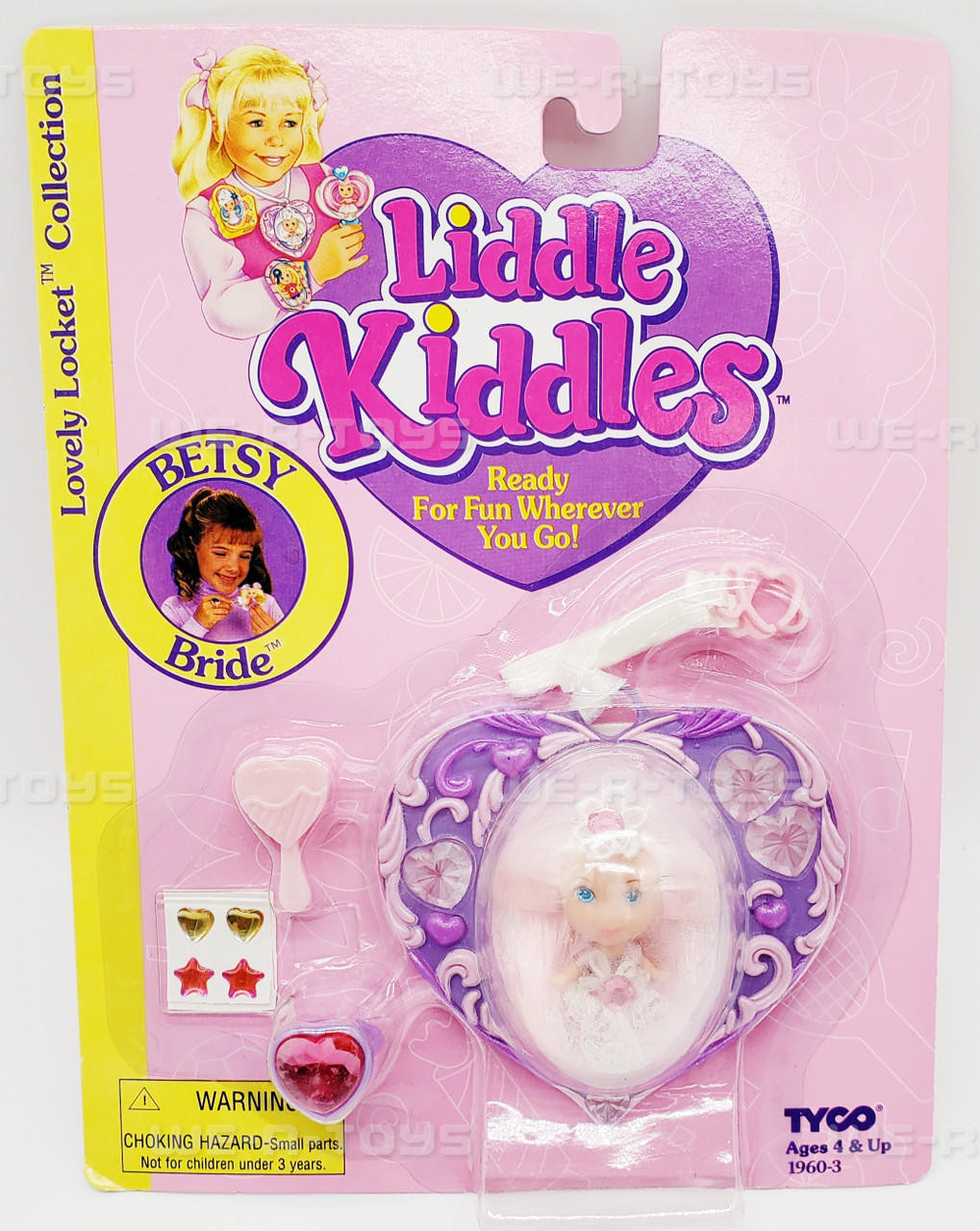 Liddle Kiddles Lovely Locket Collection Betsy Bride Doll Tyco #19603 ...