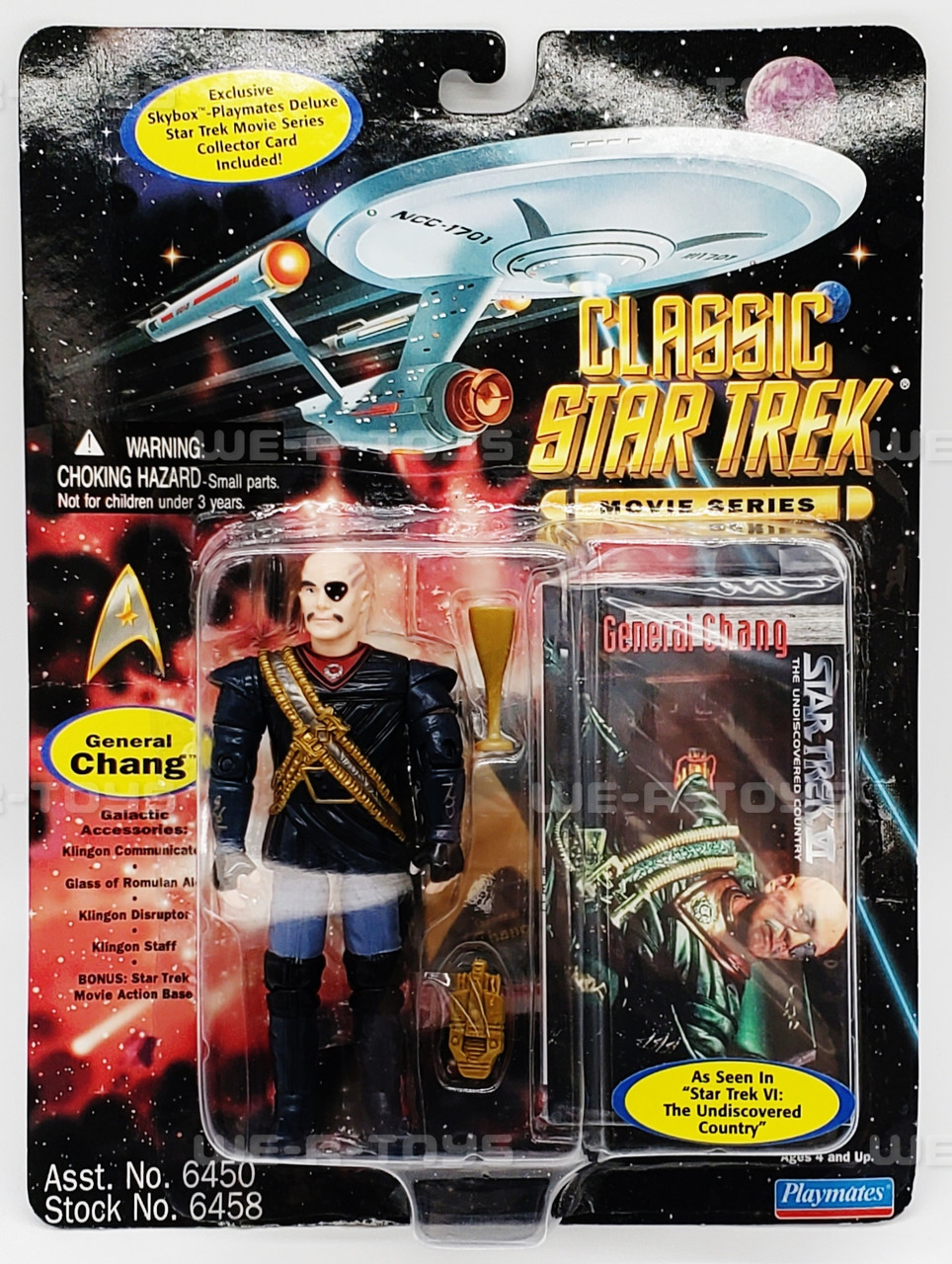 Star Trek Classic Movie General Chang Action Figure Playmates 1995 ...