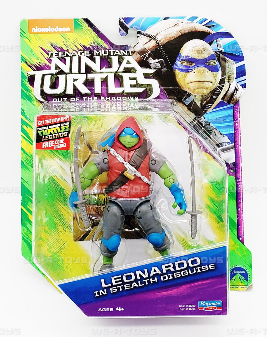 Teenage Mutant Ninja Turtles Leonardo In Stealth Disguise Figure 88005