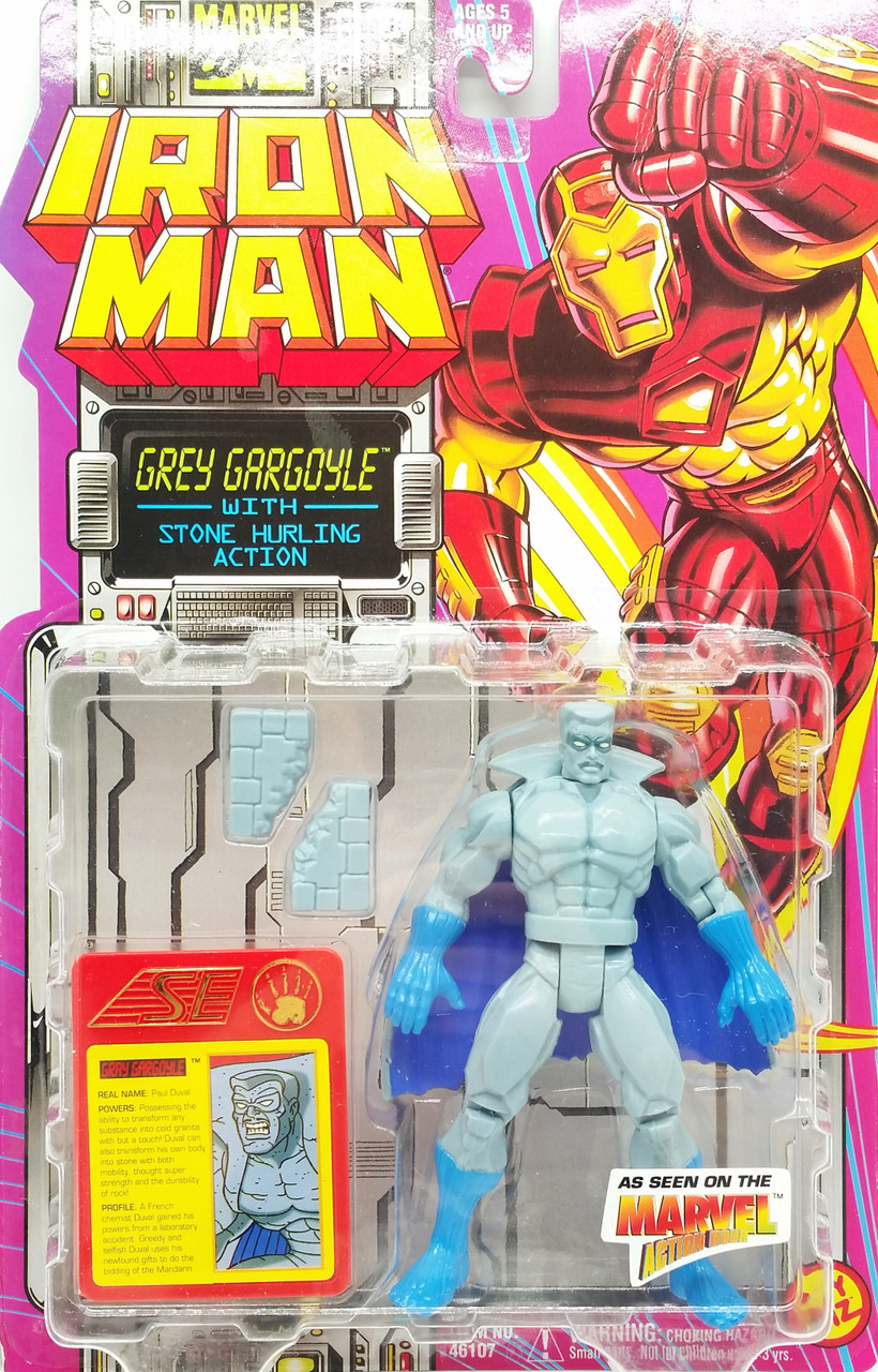 Iron Man Grey Gargoyle Articulated Action Figure ToyBiz 1994