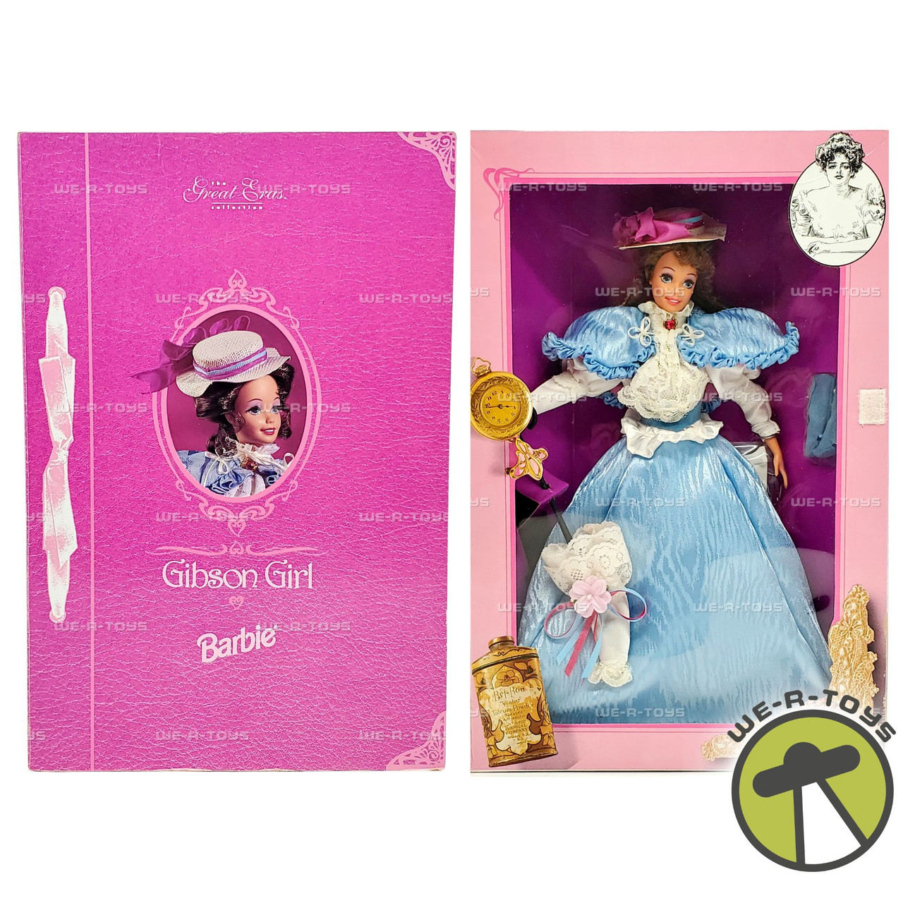 Gibson Girl Barbie Doll The Great Eras Collection 1993 Mattel 3702 - We ...