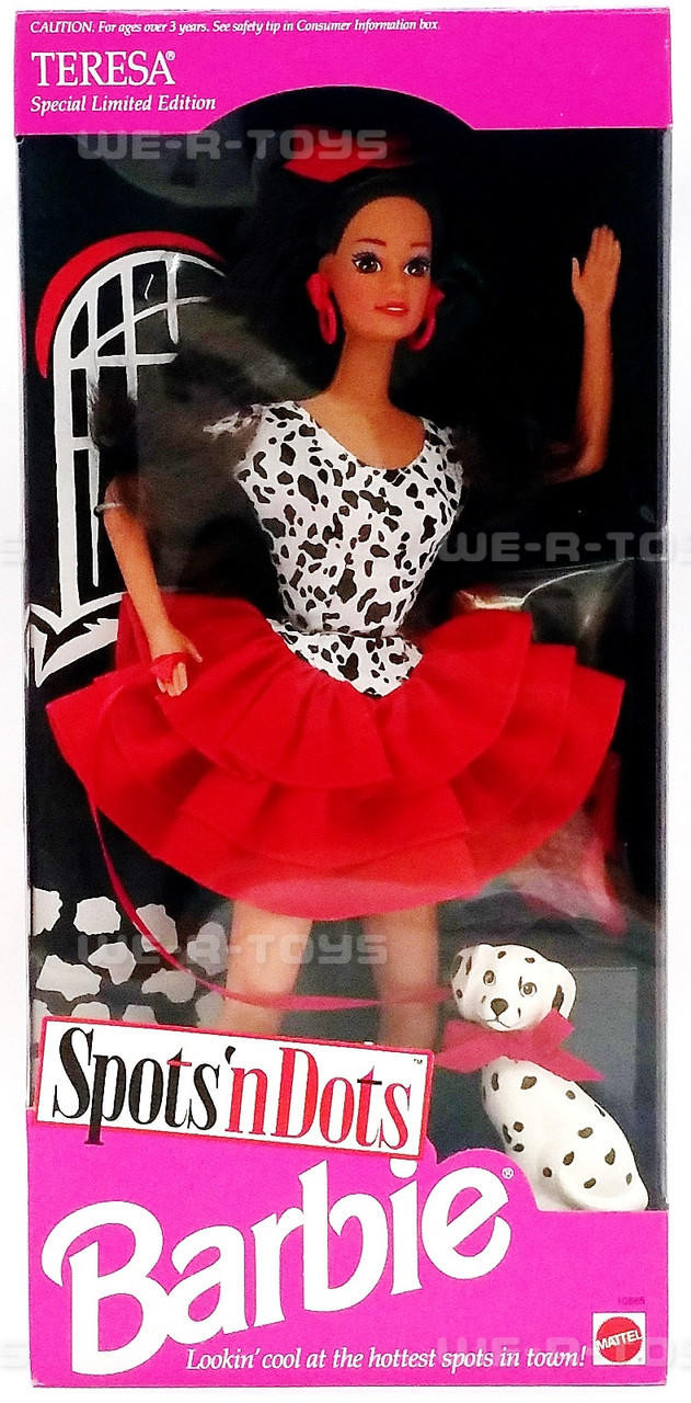Spots 'n Dots Barbie Teresa Doll 1993 Mattel #10885 - We-R-Toys