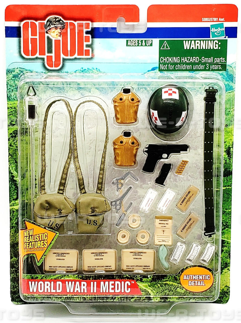 G.I. Joe World War II Medic Accessories Hasbro 2001 No. 53053 NEW - We ...