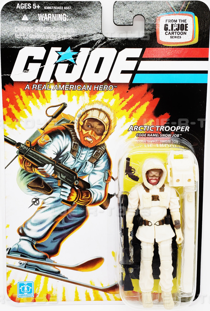 G.I. Joe Arctic Trooper Code Name Snow Job Action Figure 2008 Hasbro ...