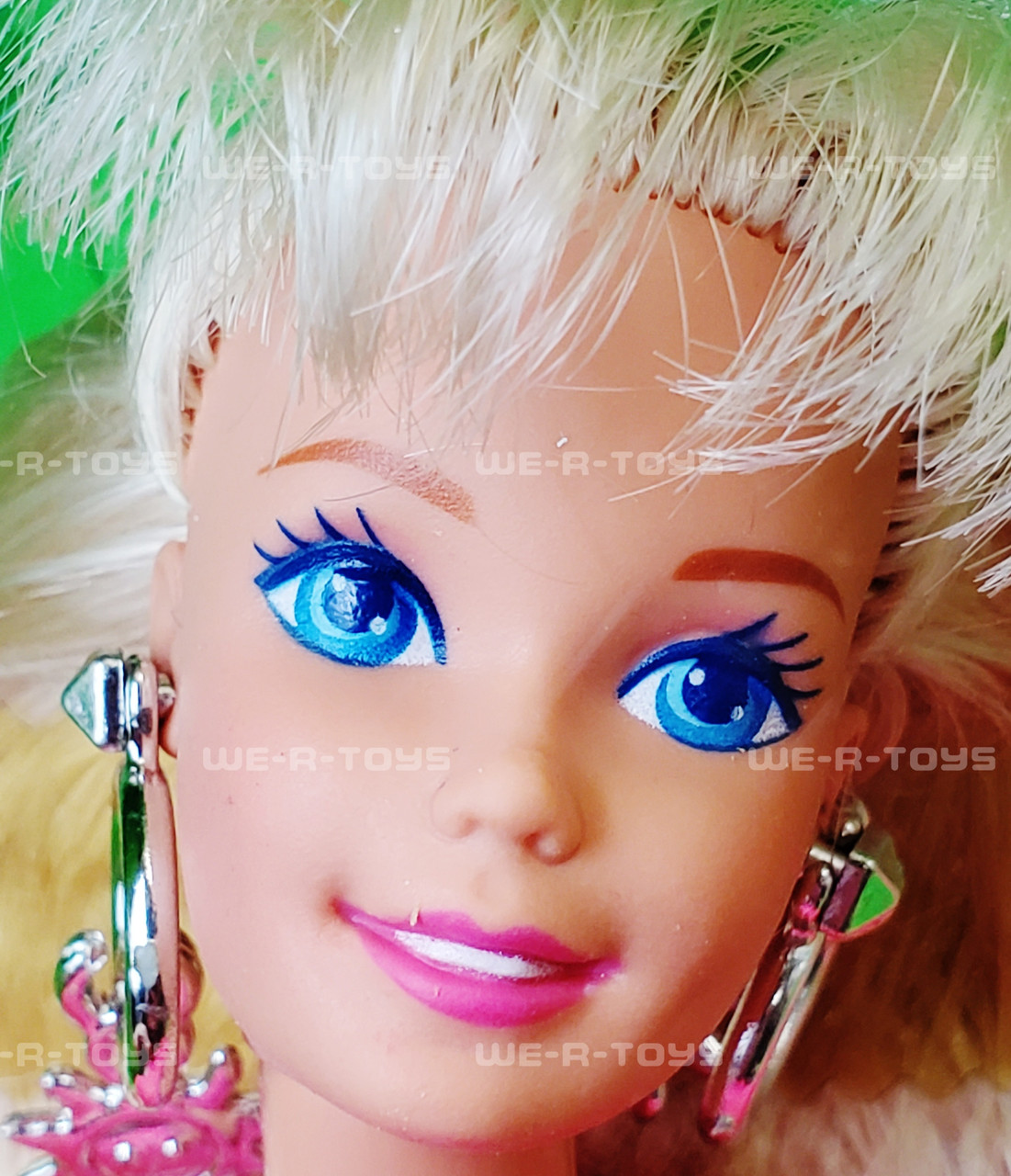 Earring Magic Barbie Doll with Real Clip On Earrings 1992 Mattel 7014