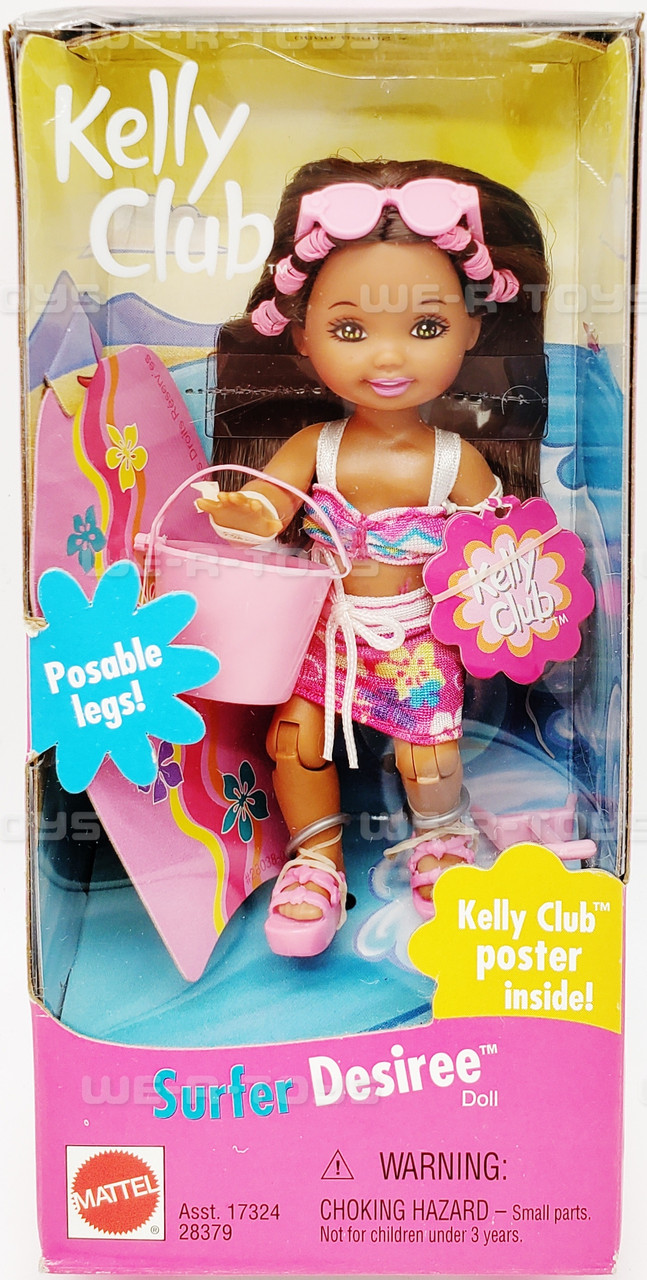 Kelly Club Surfer Desiree Doll Mattel 2000 #28379 NEW - We-R-Toys