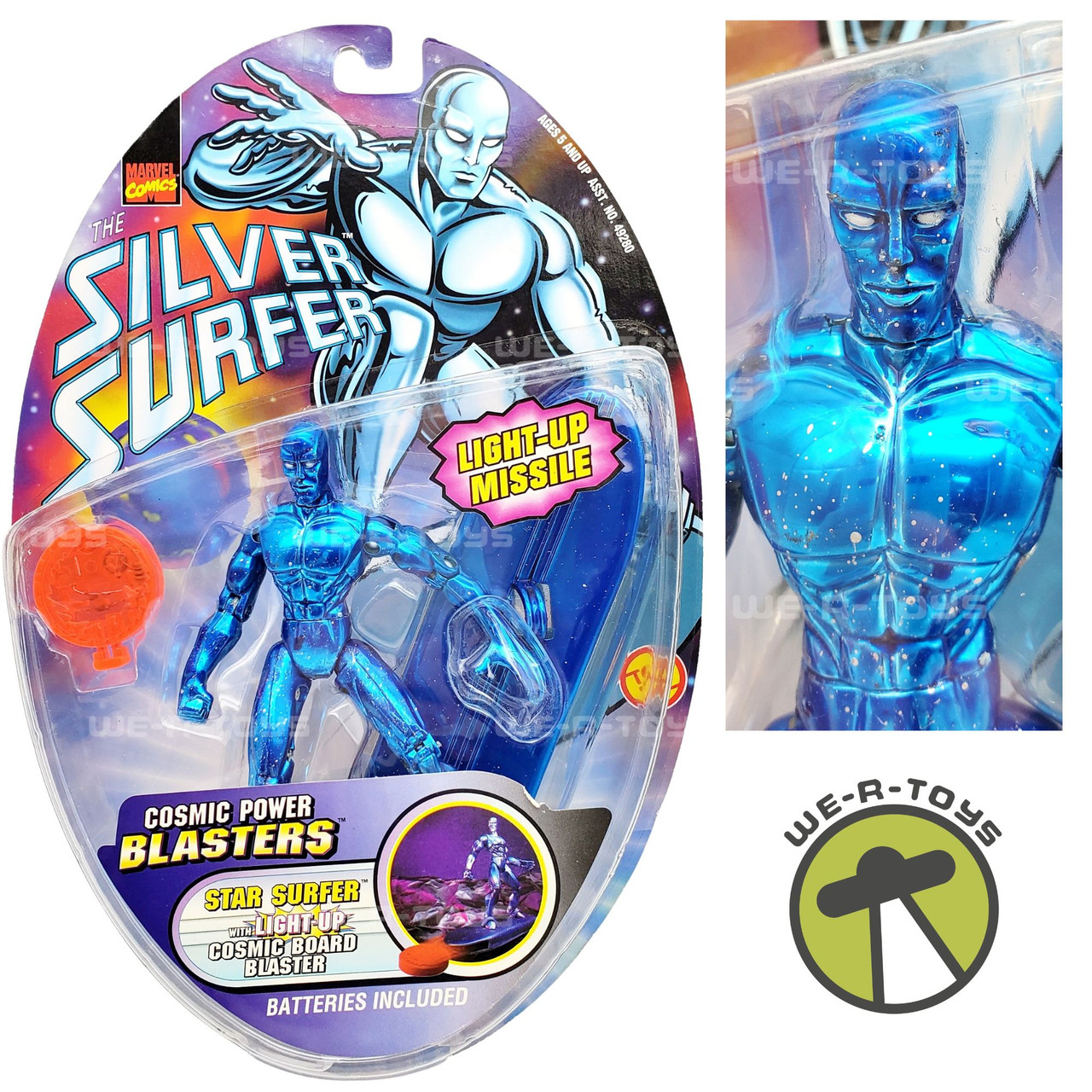 Marvel Comics The Silver Surfer Star Surfer Action Figure Toy Biz 1997 ...