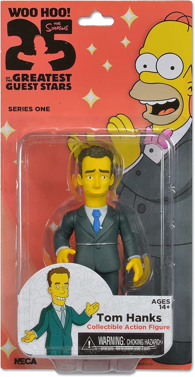 The Simpsons 25th Anniversary Series 1 Tom Hanks 5" Action Figure Neca ...