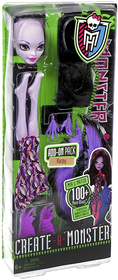 Monster High Create-A-Monster Add-On Pack Harpy Accessory Parts 2012 ...