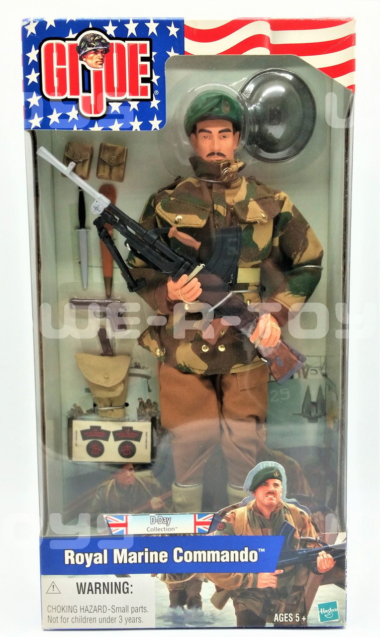 2001 G.I. Joe Royal Marine Commando 12" Action Figure D-Day Collection ...