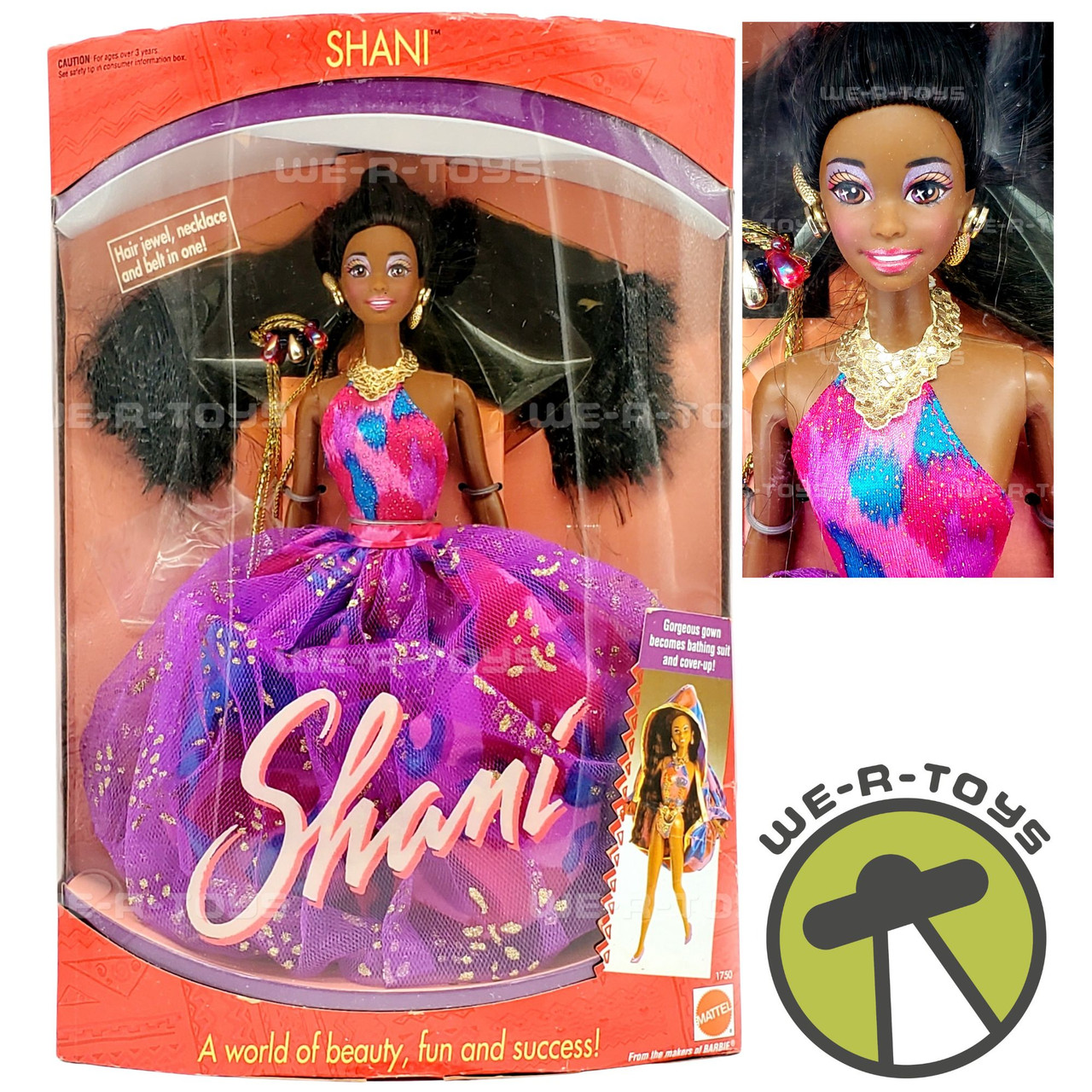 The Marvelous World of Shani African American Barbie Doll 1991 Mattel ...
