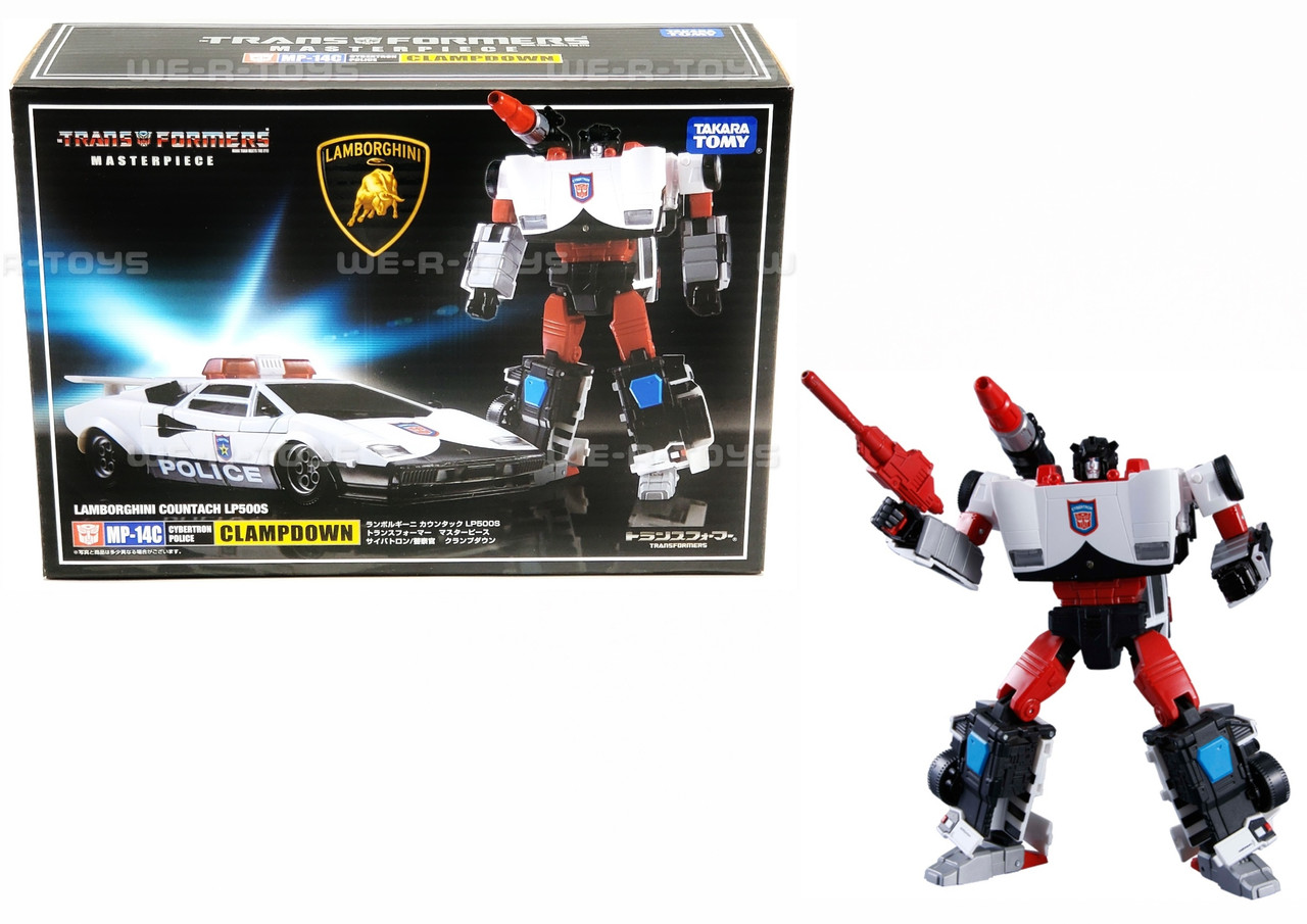 Transformers Masterpiece Lamborghini Countach LP500S Clampdown Takara ...